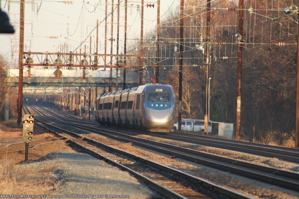 Acela northbound